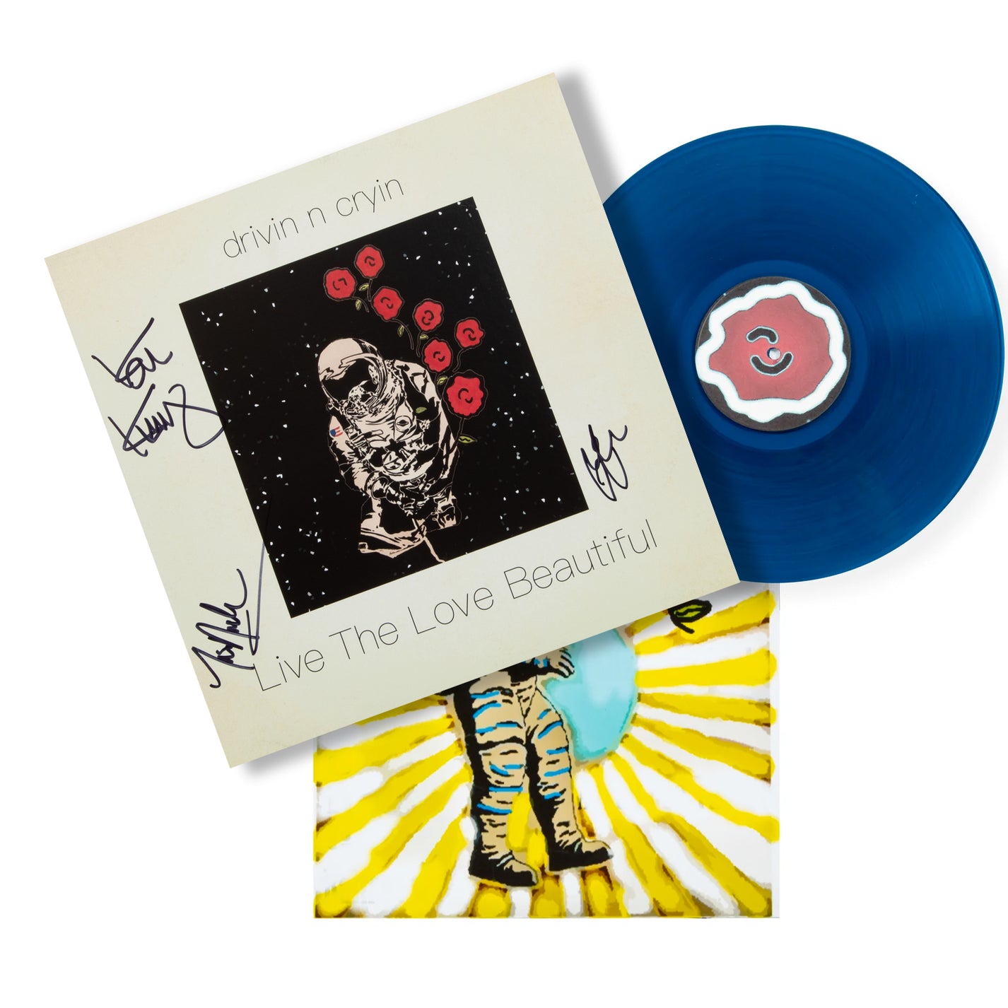 Live The Love Beautiful , Midnight Blue Vinyl 140 gram AUTOGRAPHED LP ...