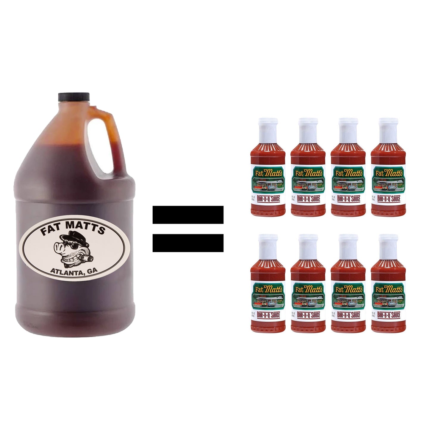 Fat Matt's BBQ Sauce 1 gallon – Merch Mountain